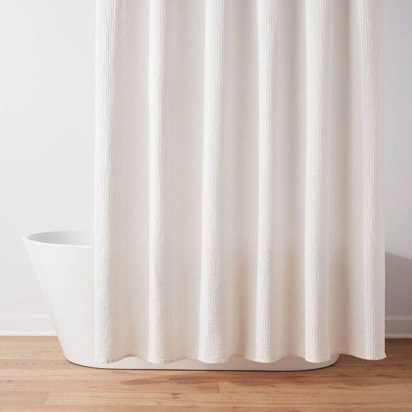 Threshold | Bath | Threshold Oversized Relaxed Waffle Weave Shower ...